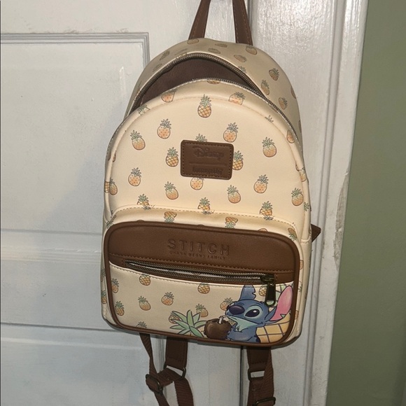 Loungefly | Accessories | Loungefly Cream And Brown Stitch Pineapple ...